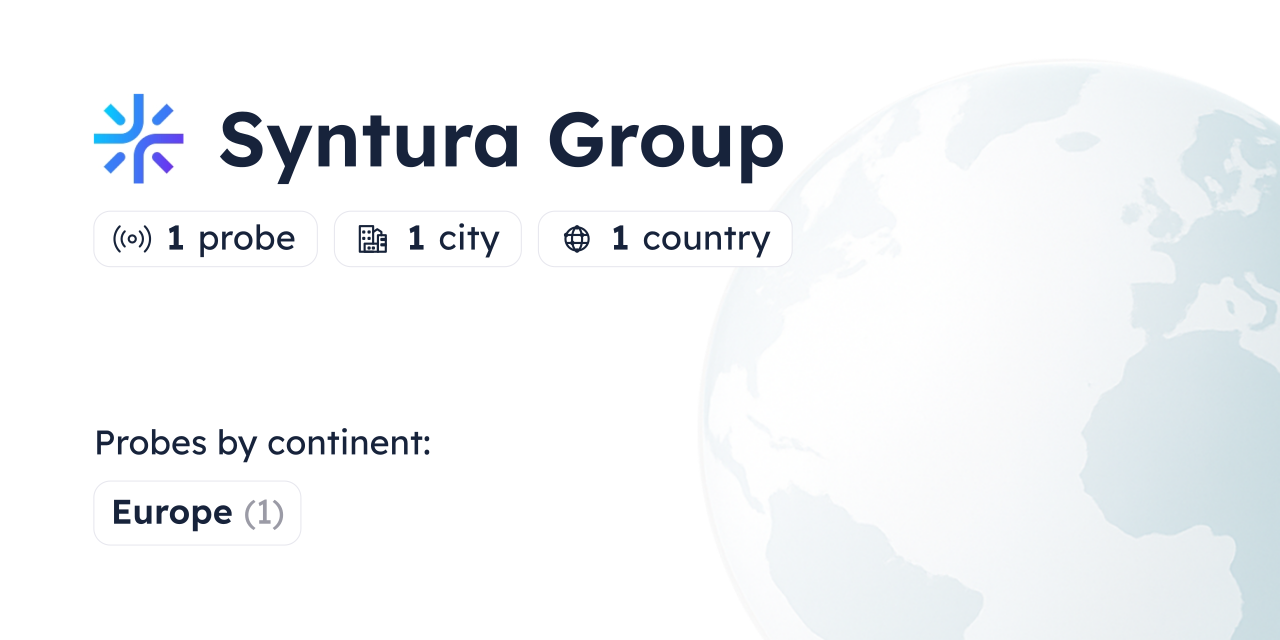 Syntura Group Looking Glass - Globalping